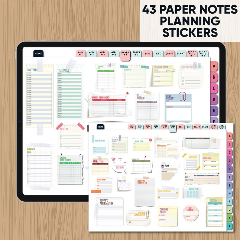 The DIGITAL Landscape Sticker Big Book - 303 Planning Stickers in 12 ...