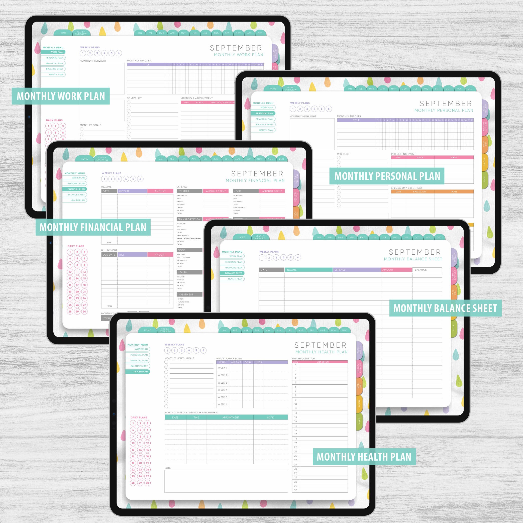 The Versatile Planner Undated All-round Planner for Your | Etsy