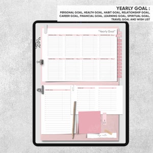 Undated Folder Portrait Planner Folder-style Planner With Monthly ...