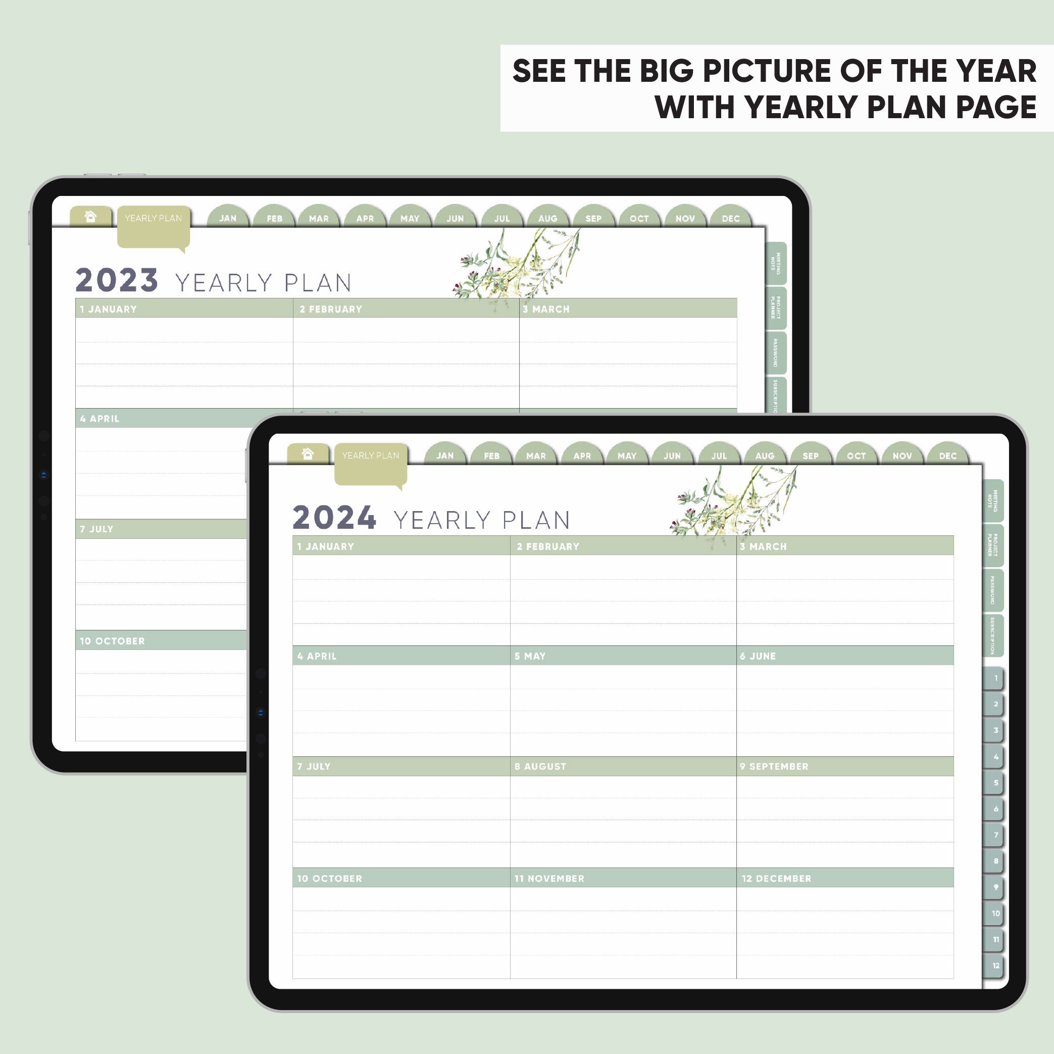 2023 2024 Life Planner Complete 2-year Planner for Your - Etsy