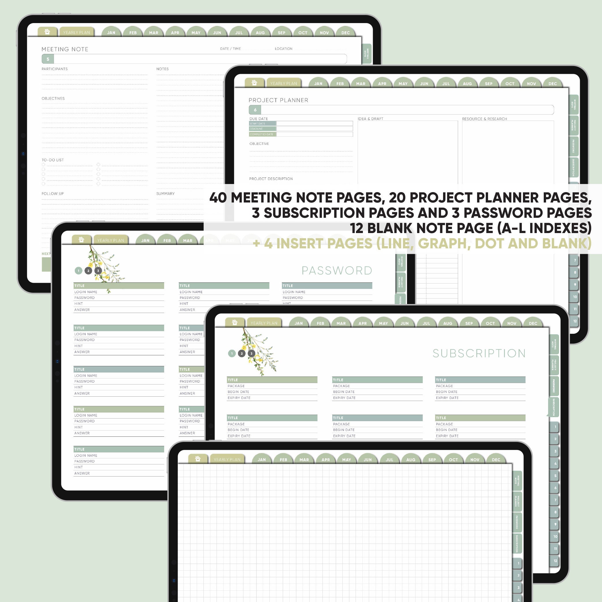 2023 2024 Life Planner Complete 2-year Planner for Your - Etsy