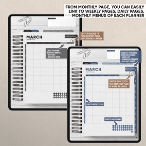 Undated Work and Personal Portrait Planner - Complete Planner for Your ...