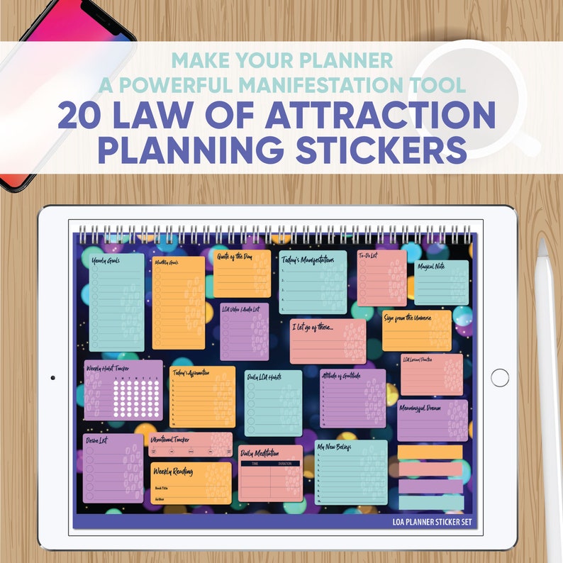 20 DIGITAL LOA Planning Stickers for Any Digital Planner | Etsy Canada