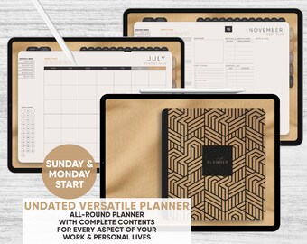 The Versatile Planner Undated All-round Planner for Your | Etsy