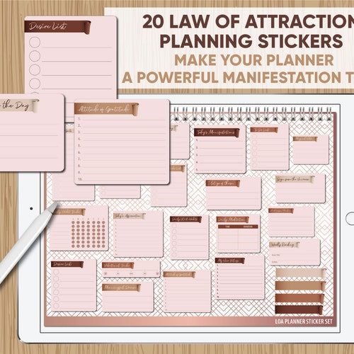 20 DIGITAL LOA Planning Stickers for Any Digital Planner - Etsy