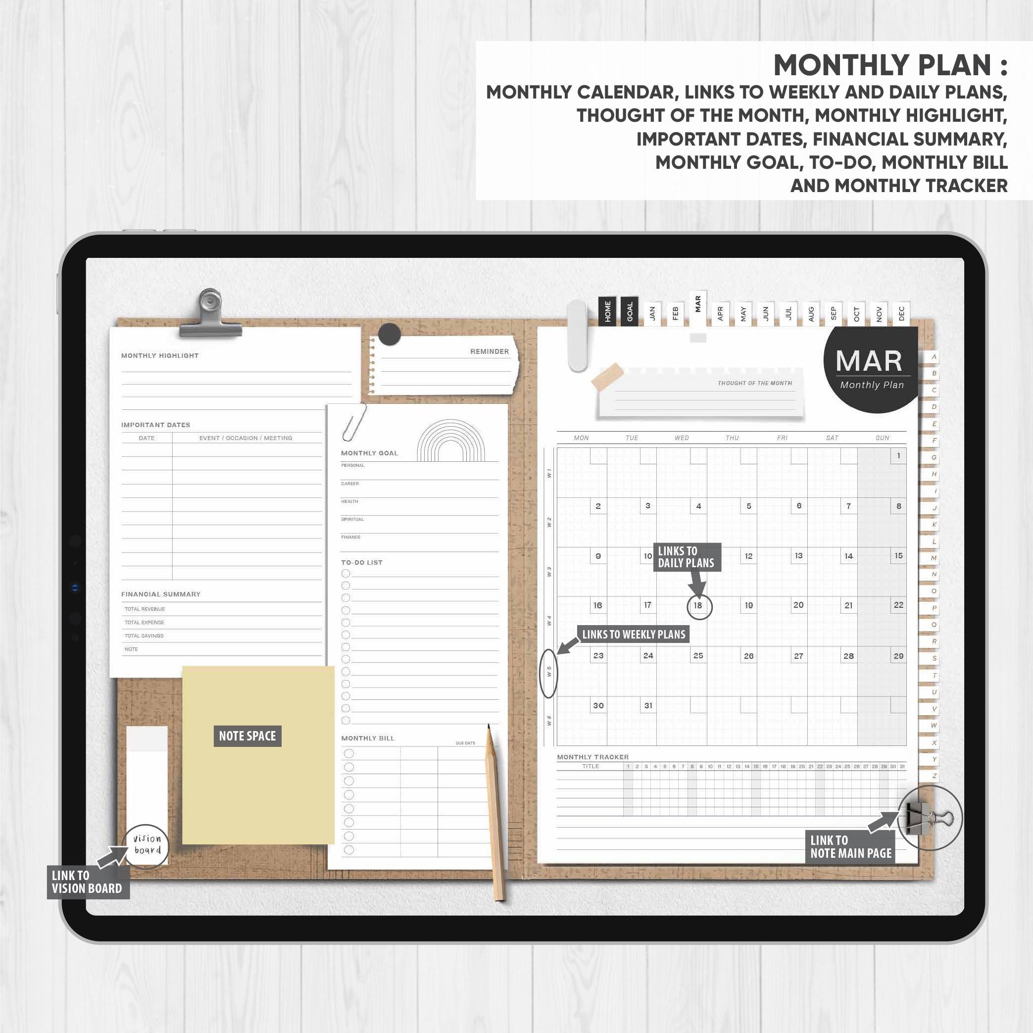 2026 Folder Planner- Functions in Design - Planner With Monthly, Weekly ...