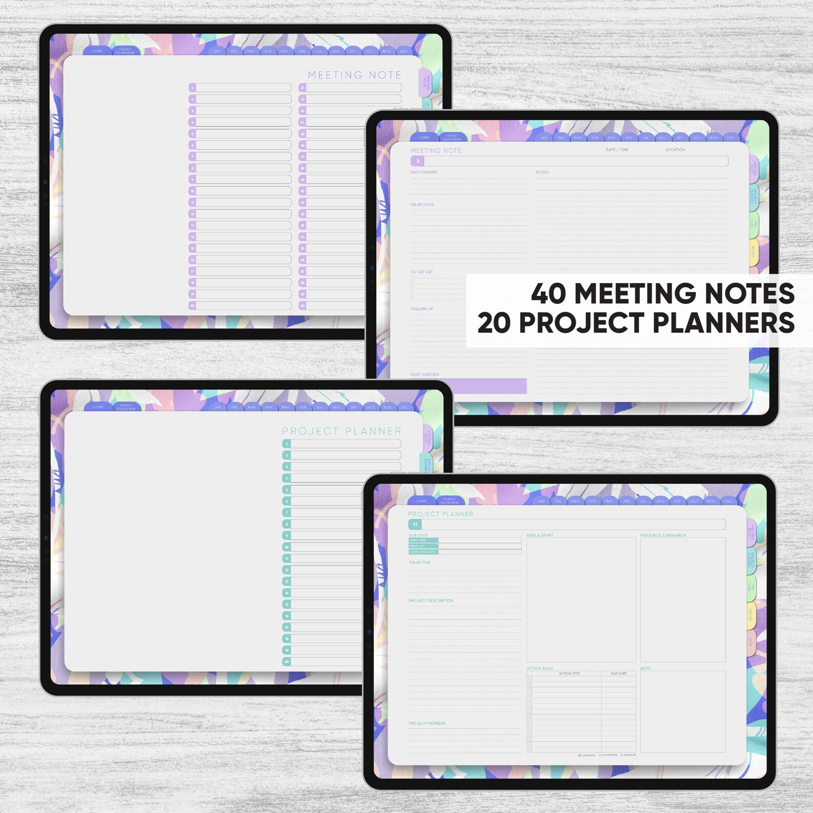 The Versatile Planner Undated All-round Planner for Your - Etsy