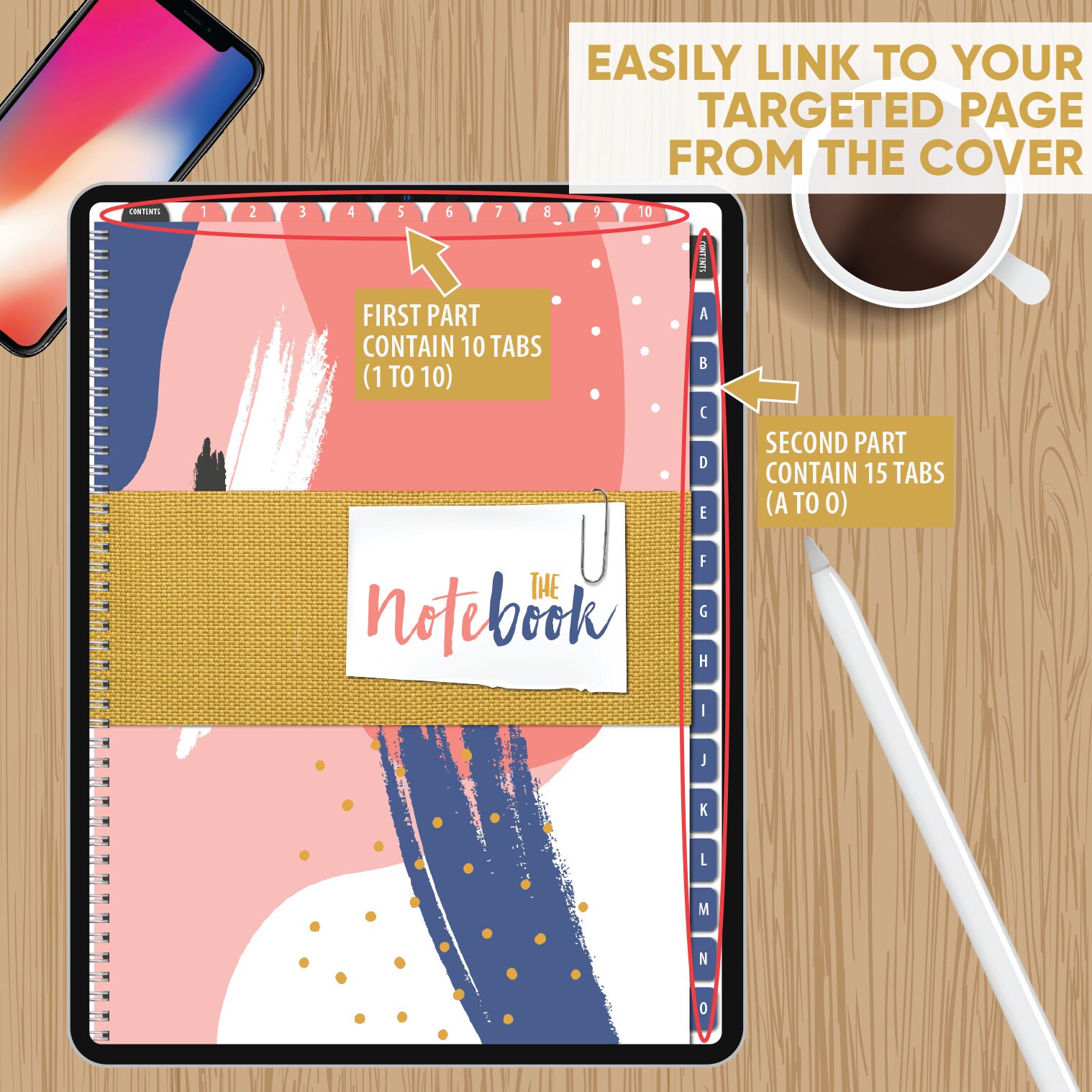 DIGITAL 25-index Notebooks in Portrait 20 Noting Stickers - Etsy UK