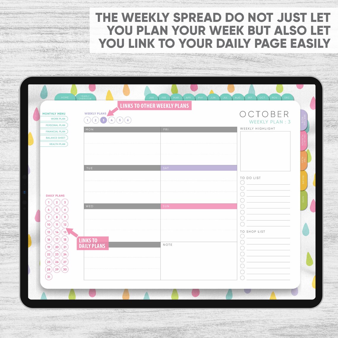 The Versatile Planner Undated All-round Planner for Your | Etsy