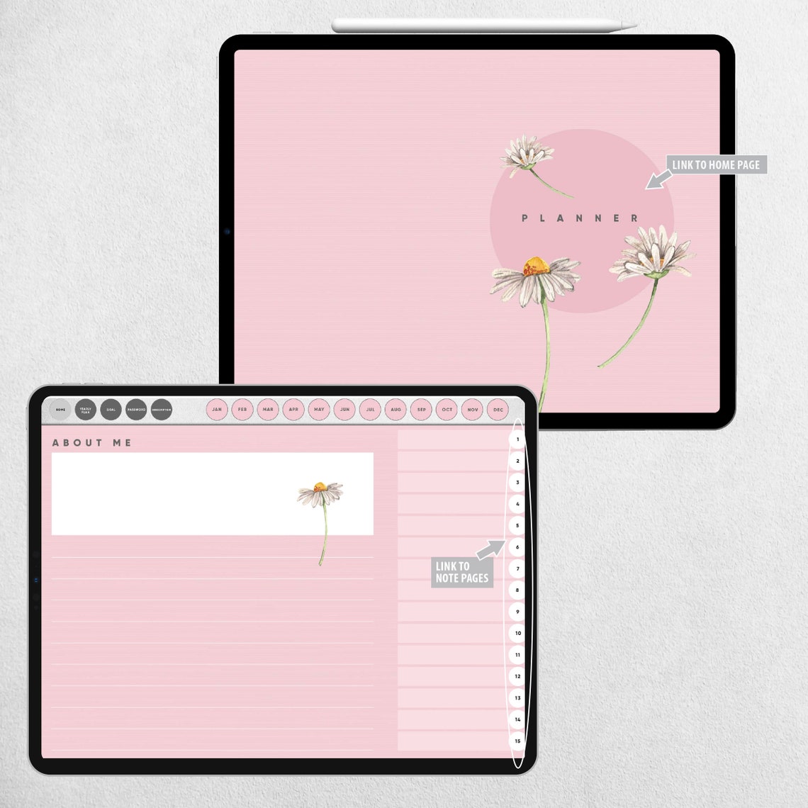Undated Playful Planner DIGITAL Undated Planner With - Etsy