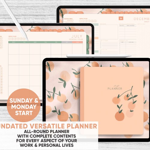 The Versatile Planner Undated All-round Planner for Your - Etsy