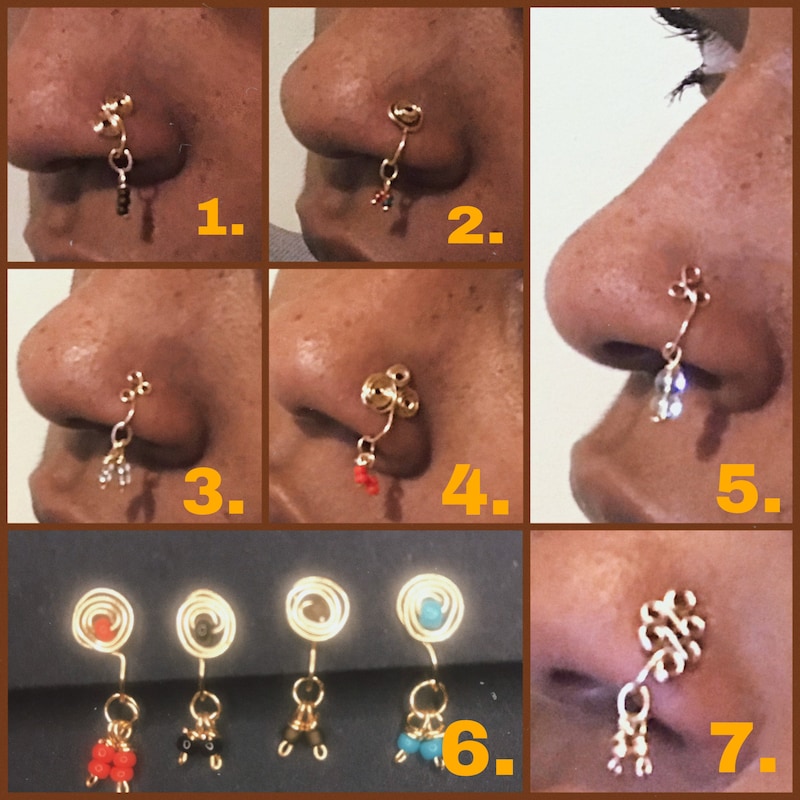 Dangling Nose Jewelry - Etsy