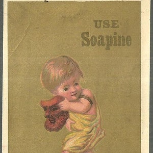 Victorian Trade Cards for Soapine Cute Boy and Months of the Year ...