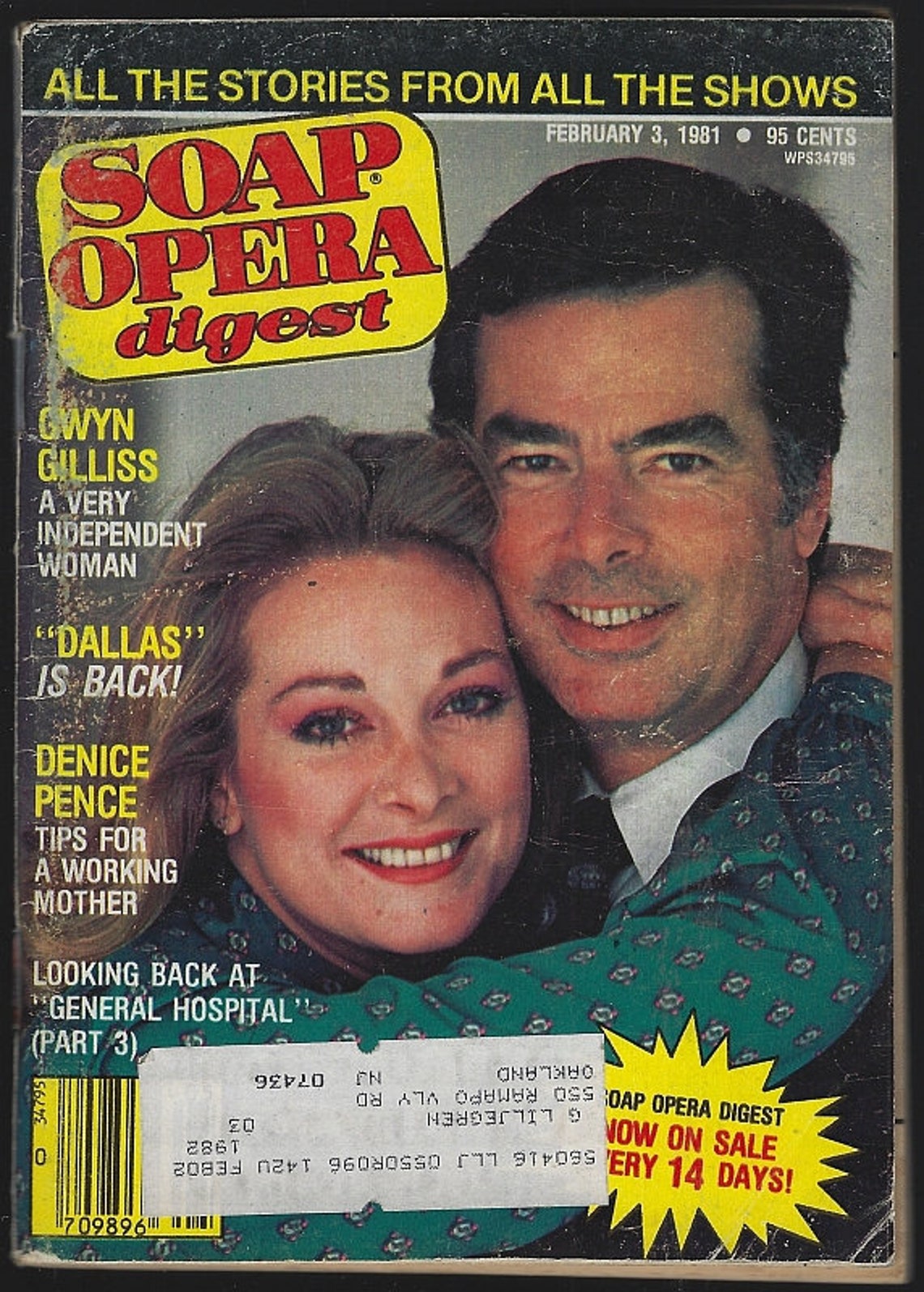 Soap Opera Digest Magazine 1981 Issues General Hospital One - Etsy