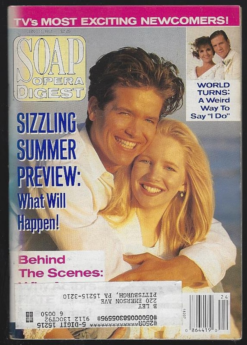Soap Opera Digest Magazine 1991 Issues General Hospital Days of Our ...