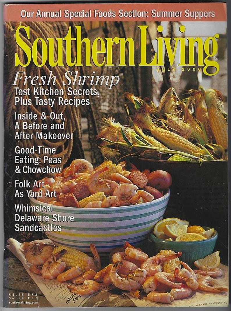 Southern Living Magazines 2000 January, February May July August ...