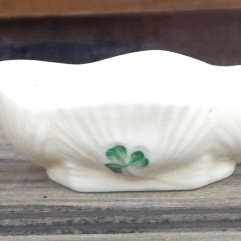 Belleek Shamrock - Etsy