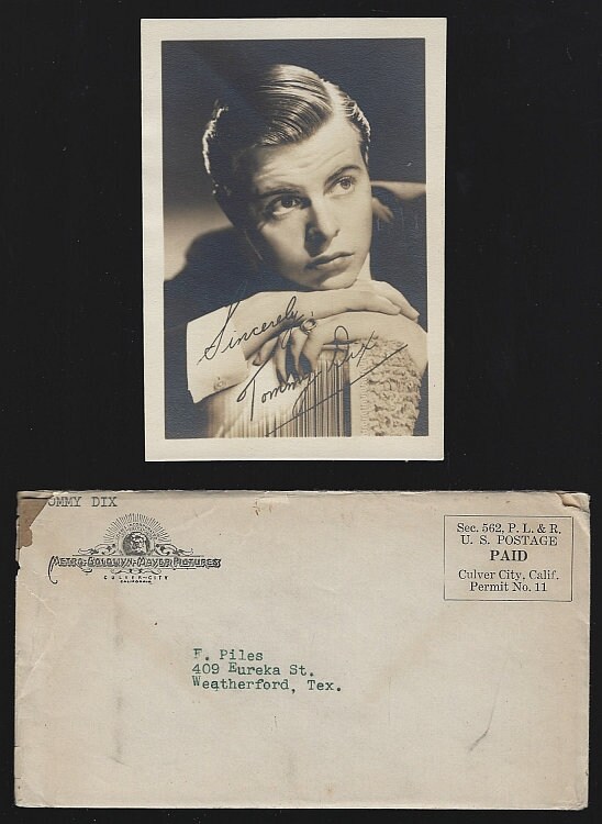 Vintage Original Studio Signed Photograph of Actors With Movie Studio ...