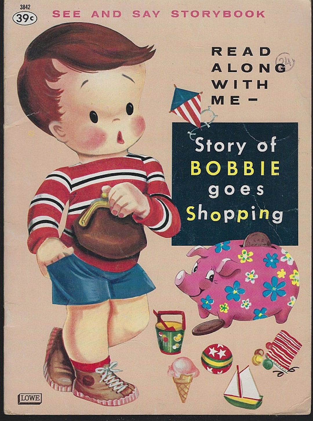 Read Along With Me See and Say Bobbie Shopping and Henny Penny 1962 ...