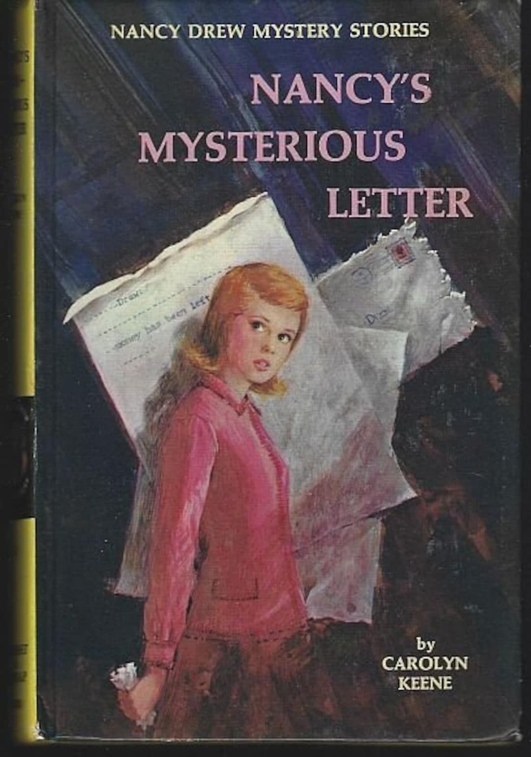 Vintage Nancy Drew Books Matte Yellow Covers - Etsy