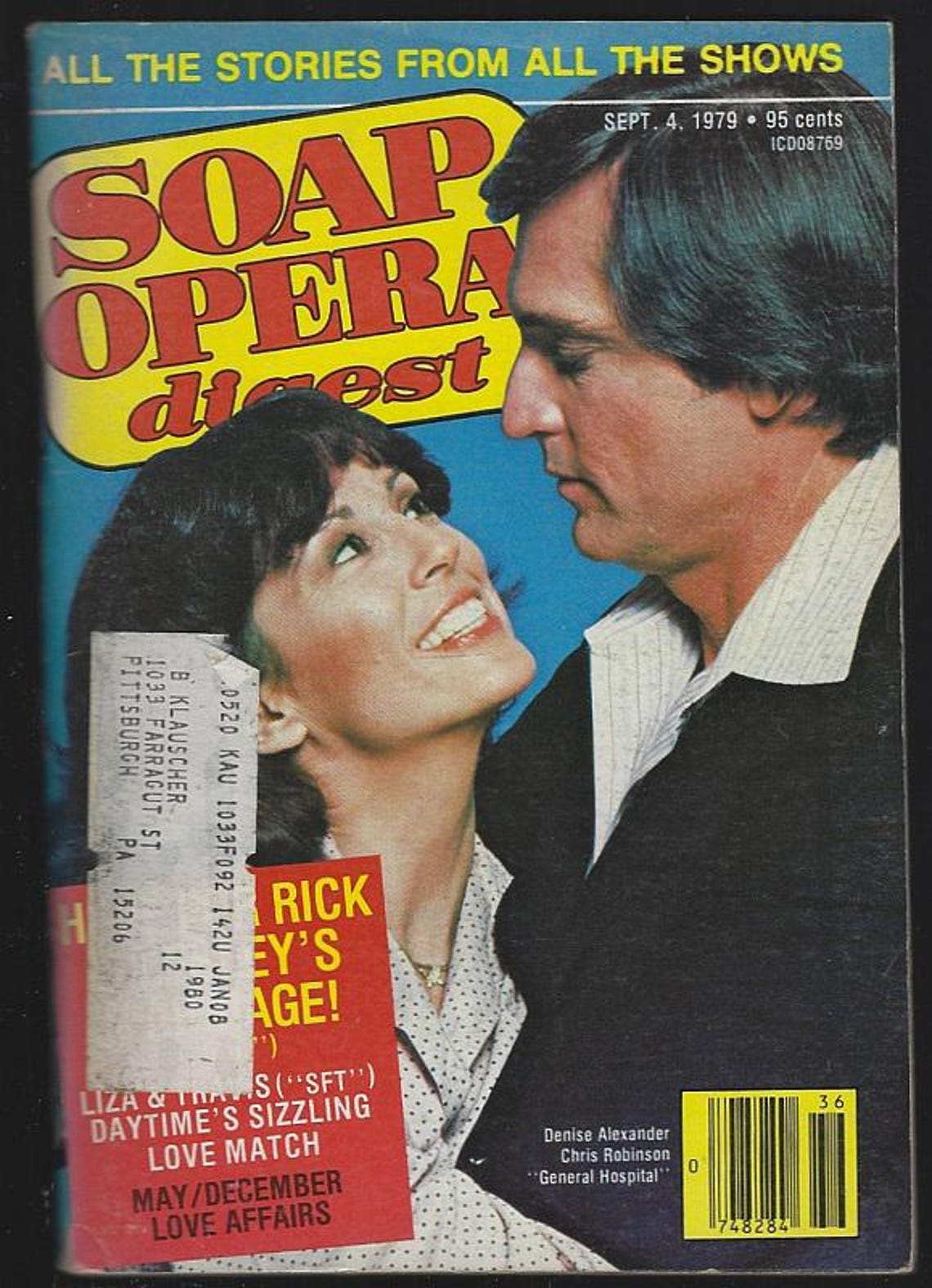 Soap Opera Digest Magazines 1979 Days of Our Lives, General Hospital ...