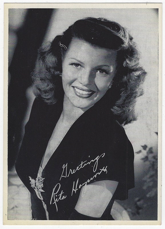 Vintage Hollywood Photographs Actresses Paulette Goddard Rita Hayworth Janet Leigh Vera Ellen - Etsy