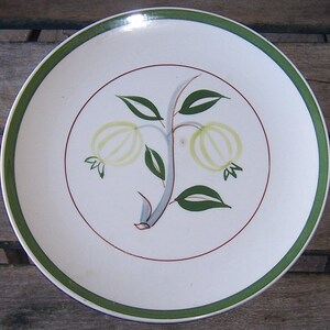 Blue Ridge Pottery Forest Fruit Pattern Dinner Plates and Cup Vintage ...