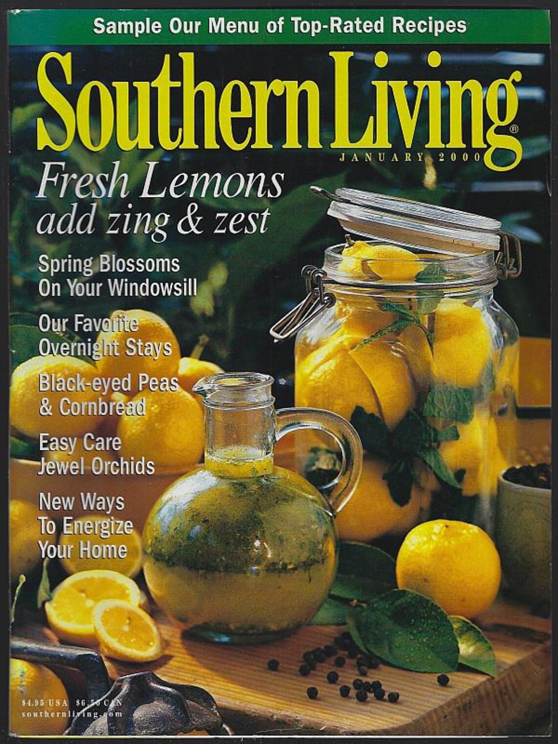 Southern Living Magazines 2000 January, February May July August ...