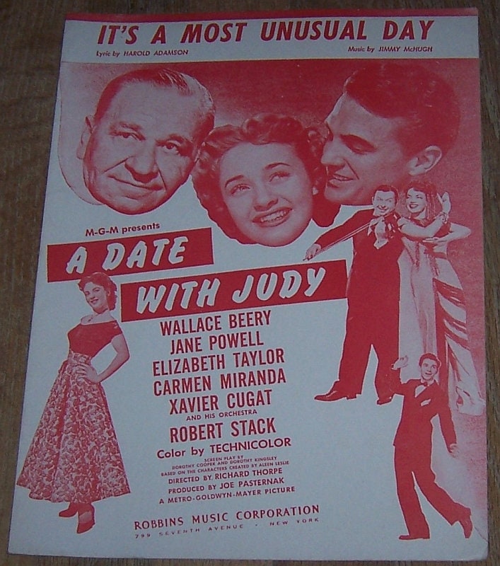 Carman Miranda Movie Sheet A Date With Judy, Doll Face, Copacabana ...