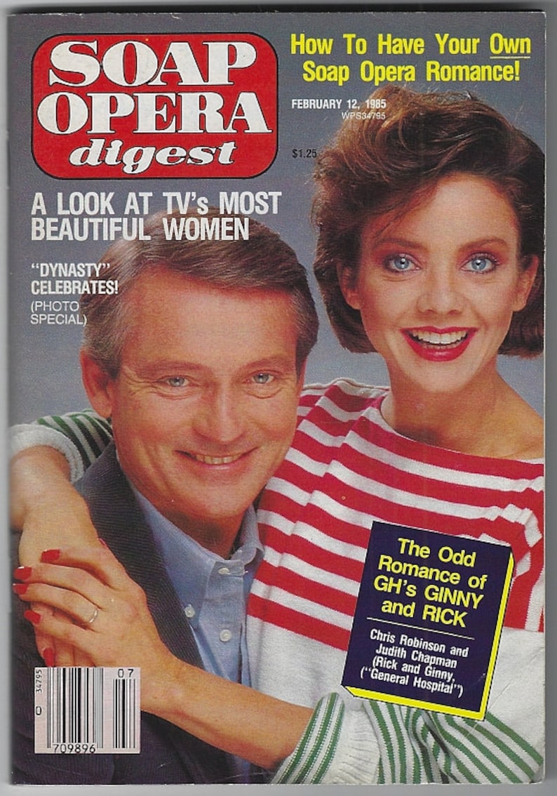 Soap Opera Digest Magazines 1985 Days of Our Lives, Young and Restless ...