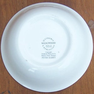 Peter Rabbit Child's Bowl Old Mrs. Rabbit Beatrix Potter Design ...