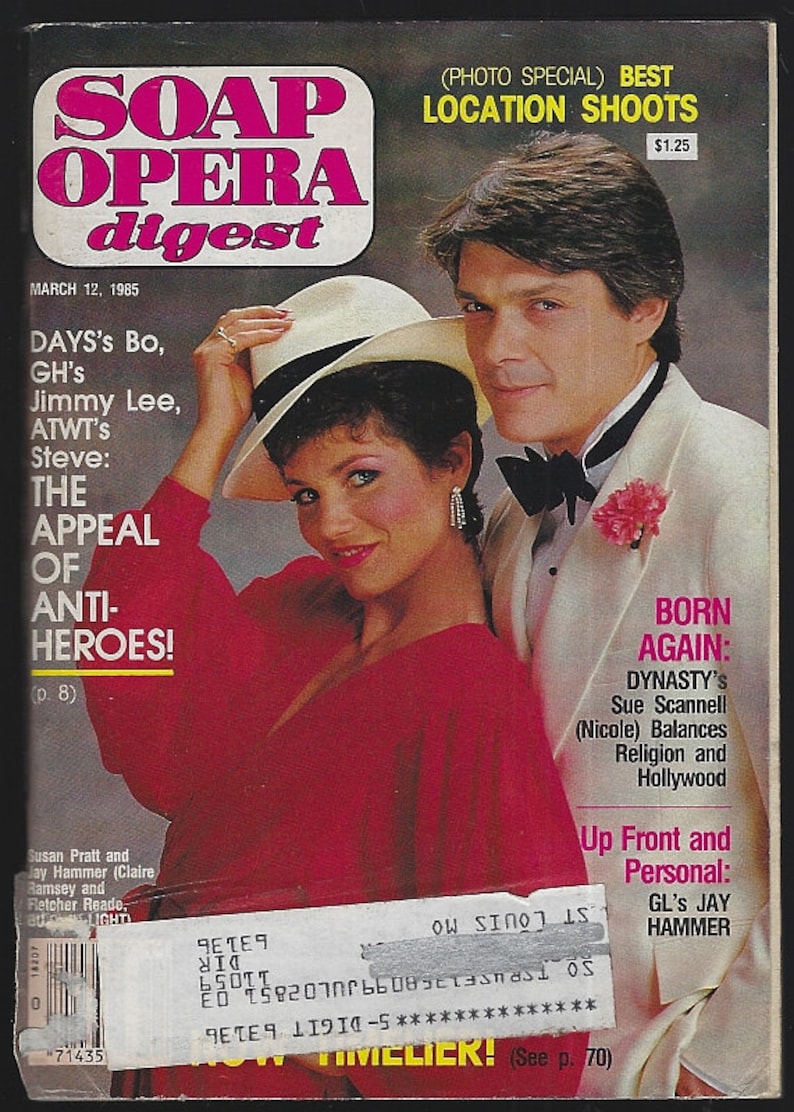 Soap Opera Digest Magazines 1985 Days of Our Lives, Young and Restless ...