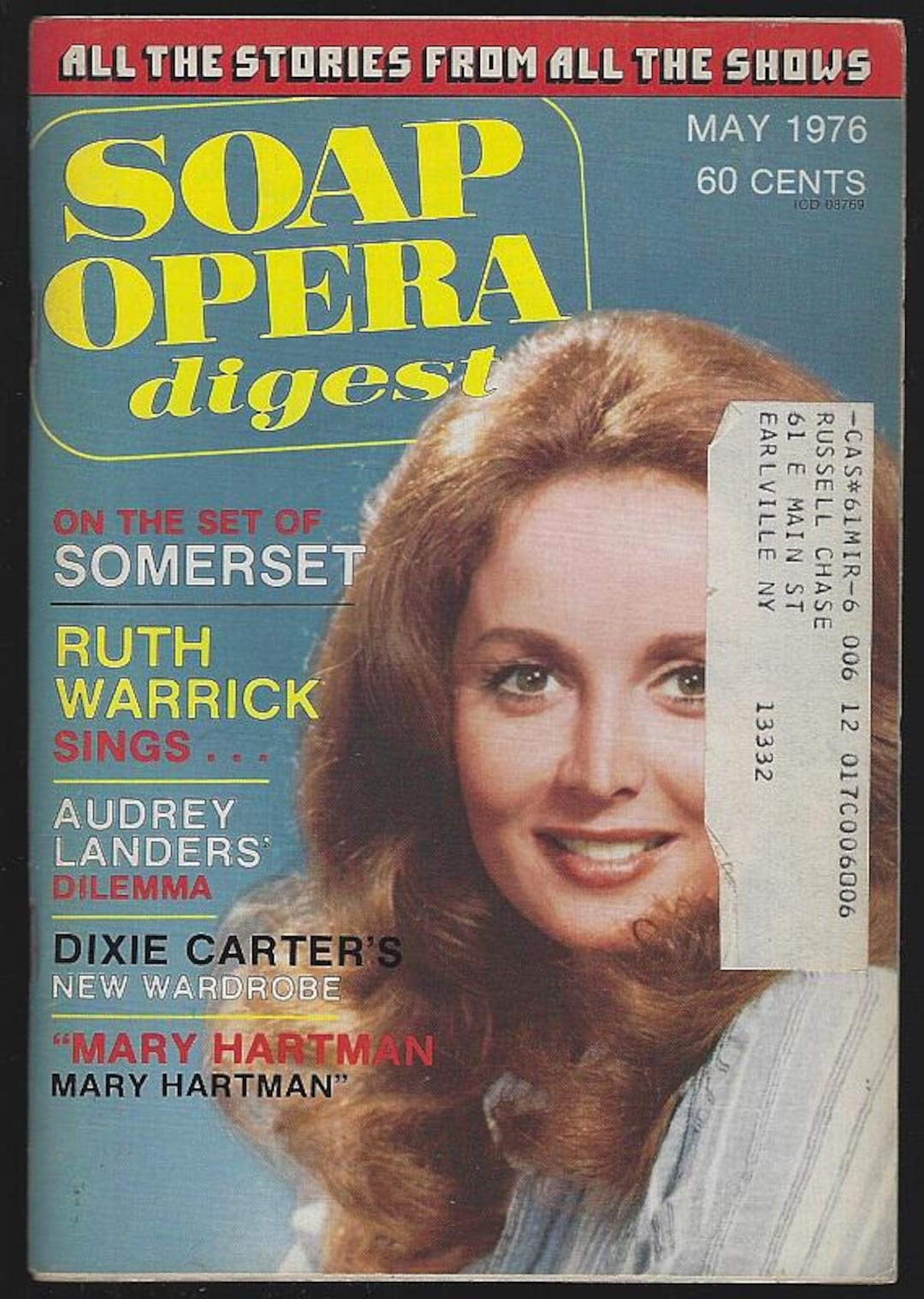 Soap Opera Digest Magazines 1976 Ryan's Hope, Love of Life, as the ...