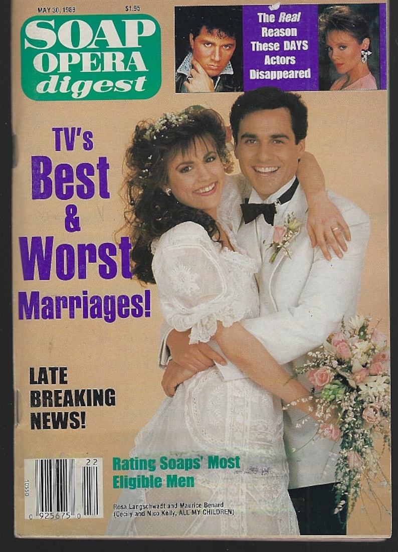 Soap Opera Digest Magazine 1989 General Hospital, Young and Restless ...