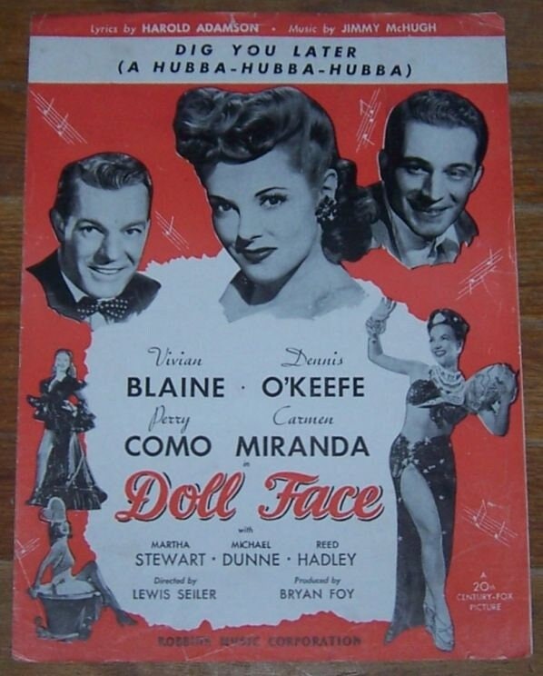 Carman Miranda Movie Sheet A Date With Judy Doll Face - Etsy