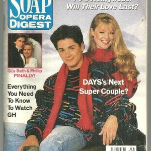 Soap Opera Digest Magazine 1991 Issues General Hospital Days of Our ...