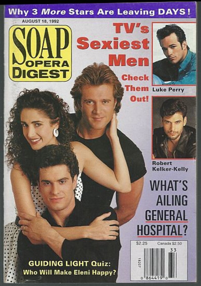 Soap Opera Digest Magazine 1992 General Hospital Young and - Etsy