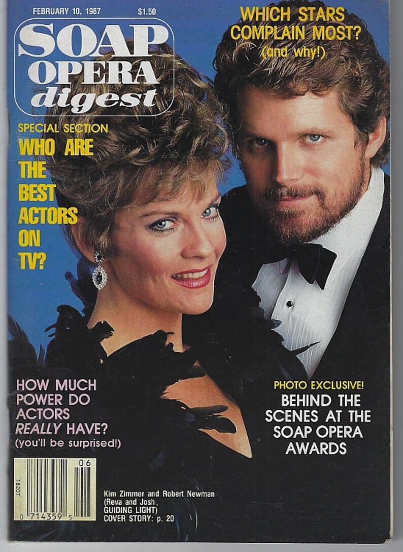 Soap Opera Digest Magazine 1987 Issues as the World Turns Young and ...