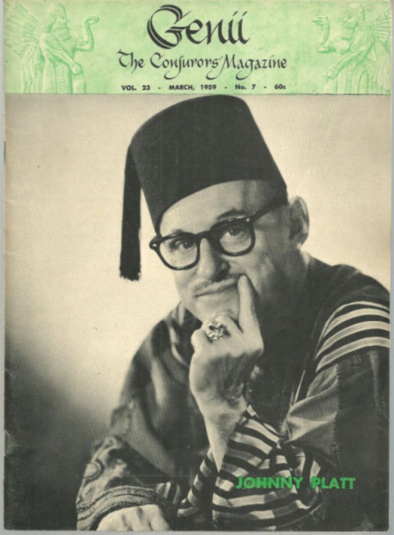 Genii the Conjuror's Magazine Vintage Magic 1957, 1958, 1959. 1960 ...