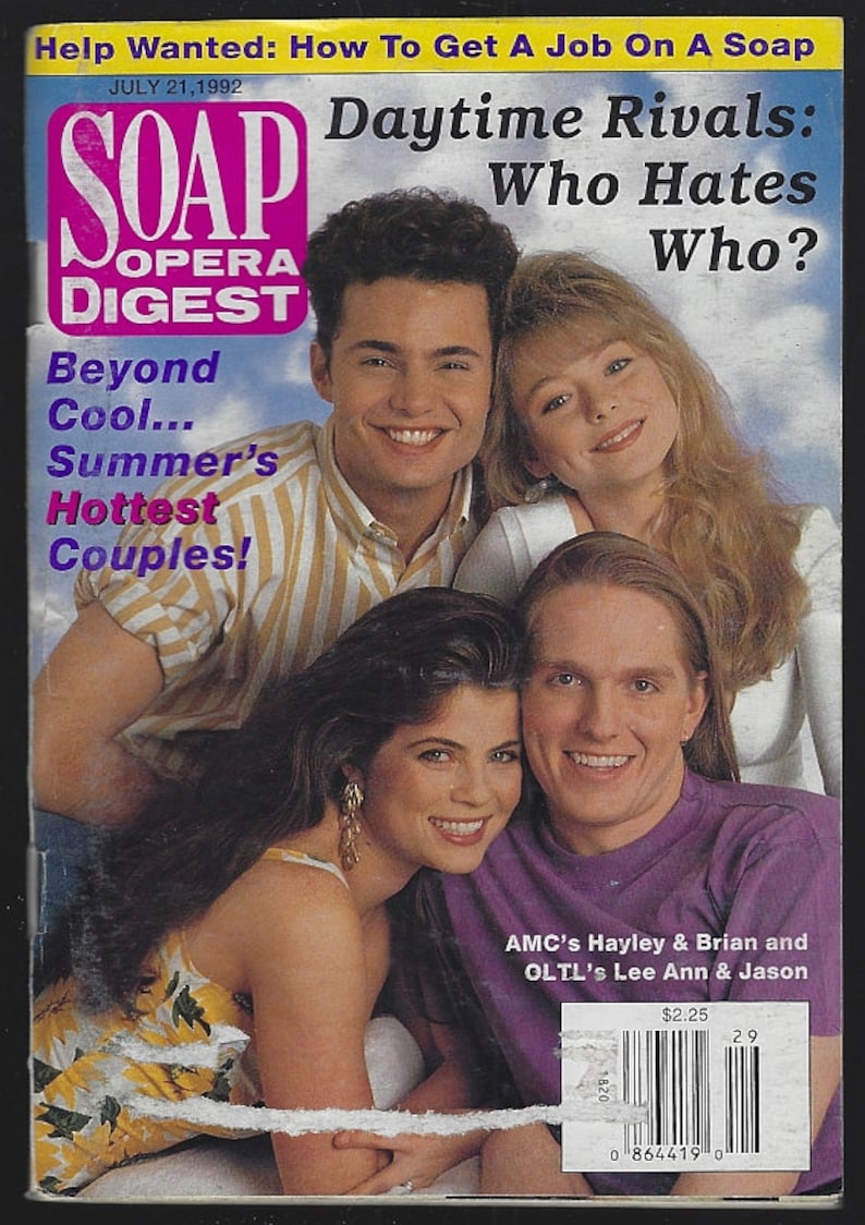 Soap Opera Digest Magazine 1992 General Hospital Young and - Etsy