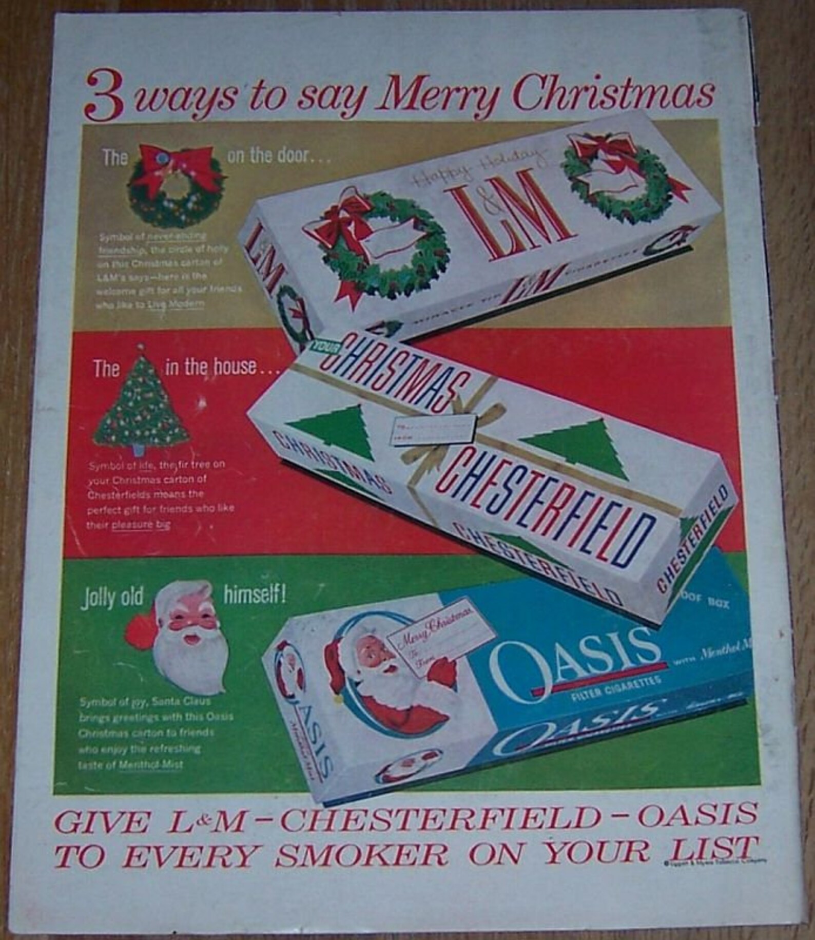 Chesterfield Cigarettes Life Magazine Advertisements Patsy Garrett ...
