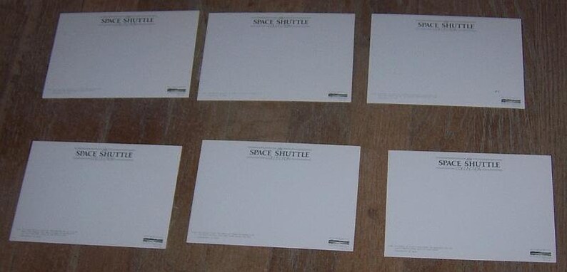 Space Shuttle Collection 12 Photo Prints Vintage Color Postcards in Box ...