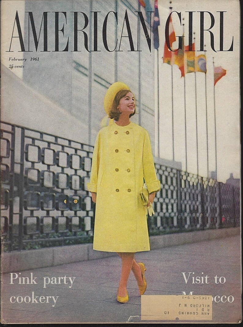 American Girl Magazines Girl Scouts of America December 1960, February ...