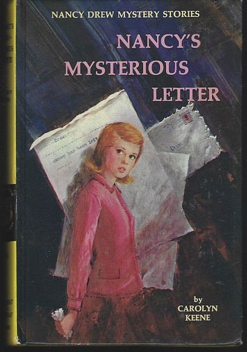 Vintage Nancy Drew Books Matte Yellow Covers - Etsy