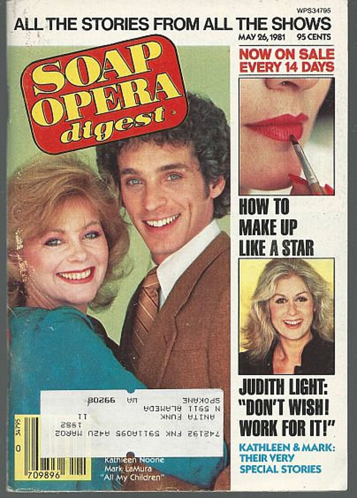 Soap Opera Digest Magazine 1981 Issues General Hospital One - Etsy