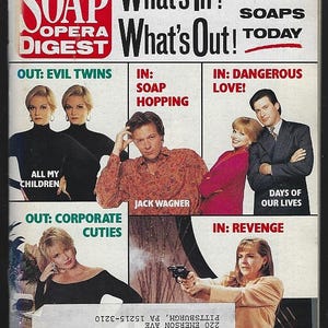 Soap Opera Digest Magazine 1991 Issues General Hospital Days of Our ...