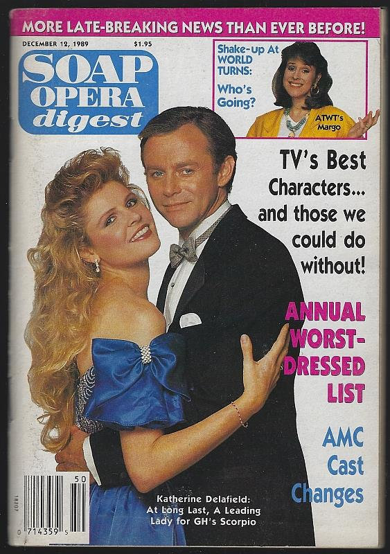 Soap Opera Digest Magazine 1989 General Hospital, Young and Restless ...