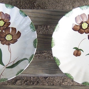 Blue Ridge China Amanda Pattern Cup and Saucer, Small Plate and Soup ...