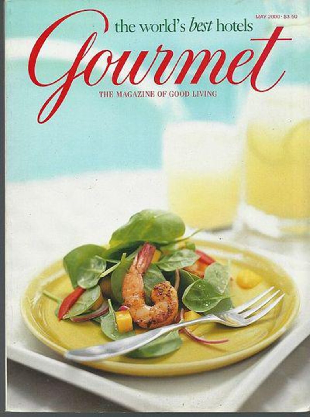 Gourmet Magazines May June 2000 Grilling Shrimp Queen Elizabeth Hotels ...