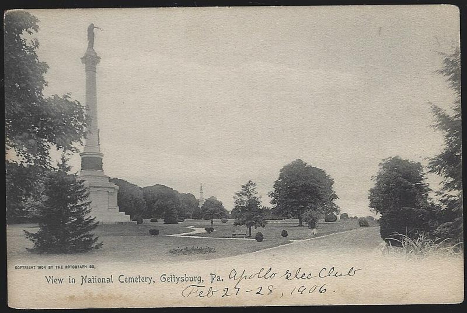 Gettysburg Pennsylvania 1906 Civil War Cemetery, Spangler's Spring ...